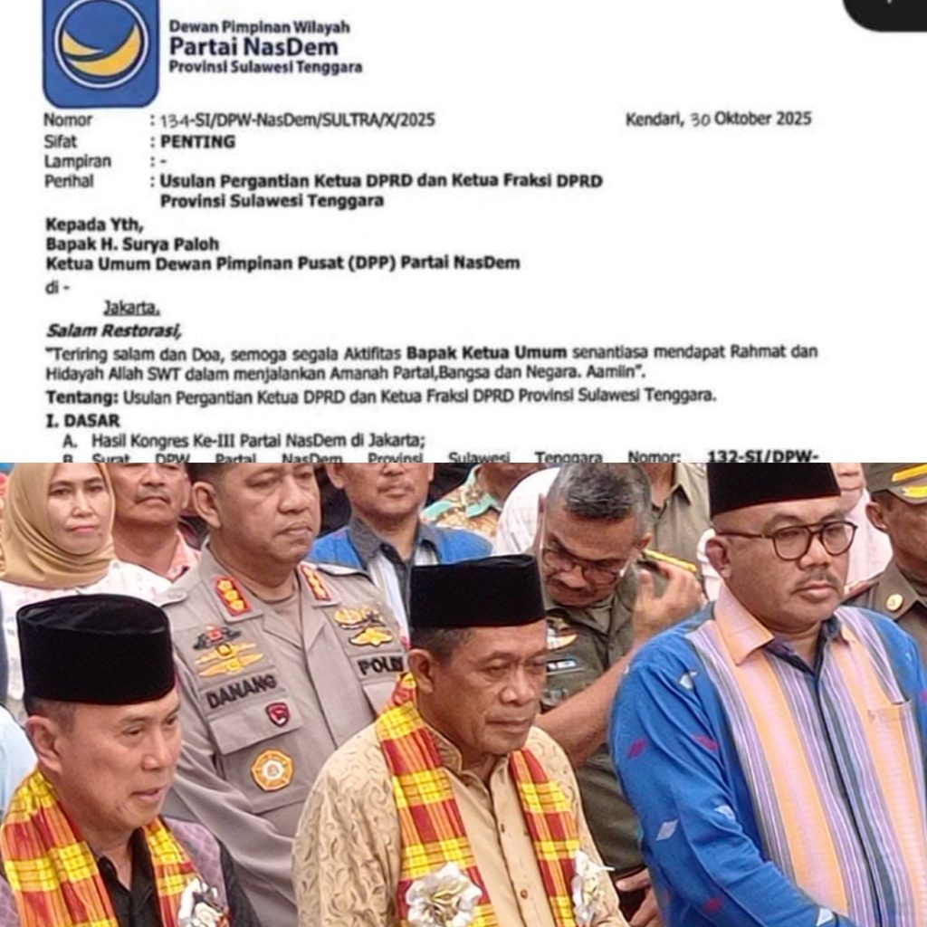 Beredar Surat Berisi TTD Ali Mazi-Tahir Kimi, Ketua DPRD Sultra La Ode ...