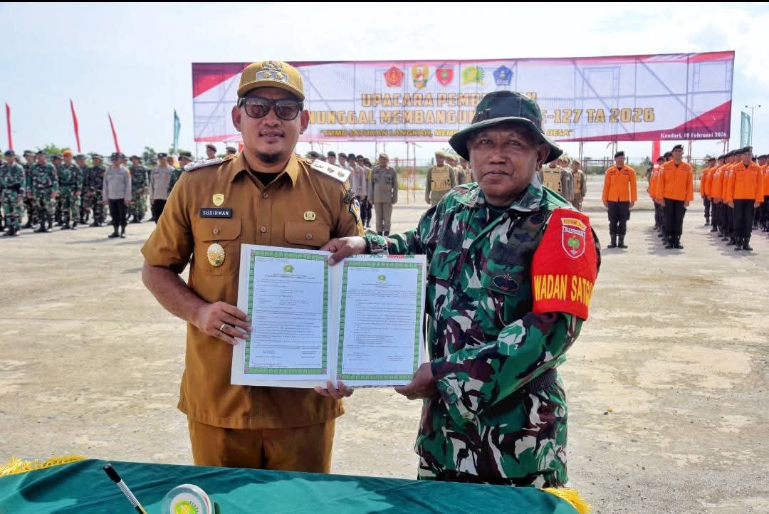 TMMD 2026 di Kota Kendari, Dorong Percepatan Pembangunan - Mrol